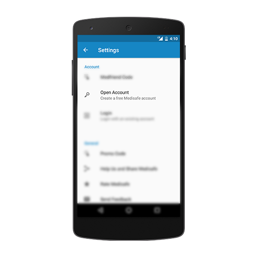 Medisafe | Register & Make sure all your information is backed up